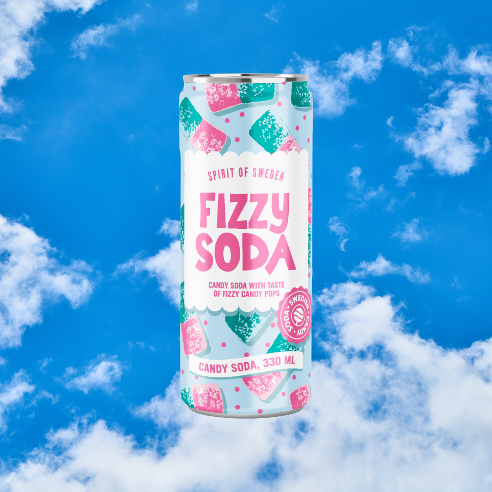 Swedish Fizzy Candy Soda Bulk Box