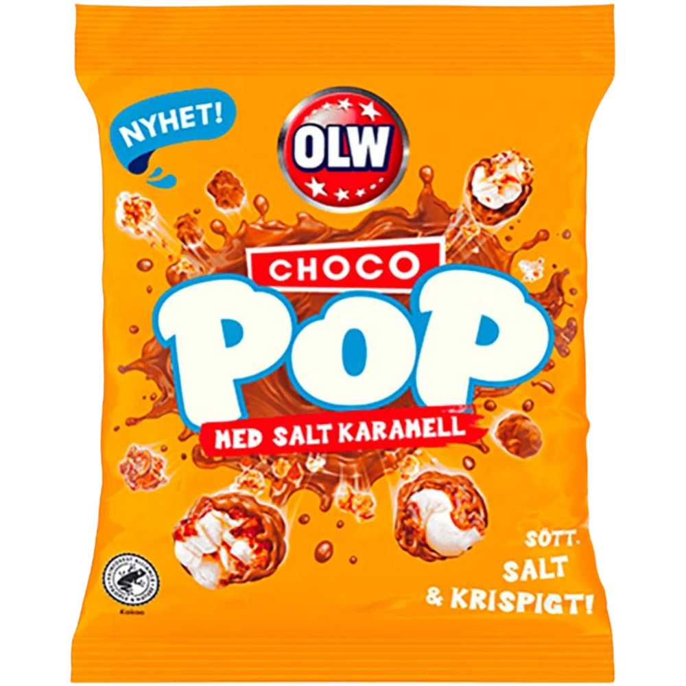 Choco "POP" Salty Caramel Snacks Bulk Box By OLW – Sweeds Candy ...