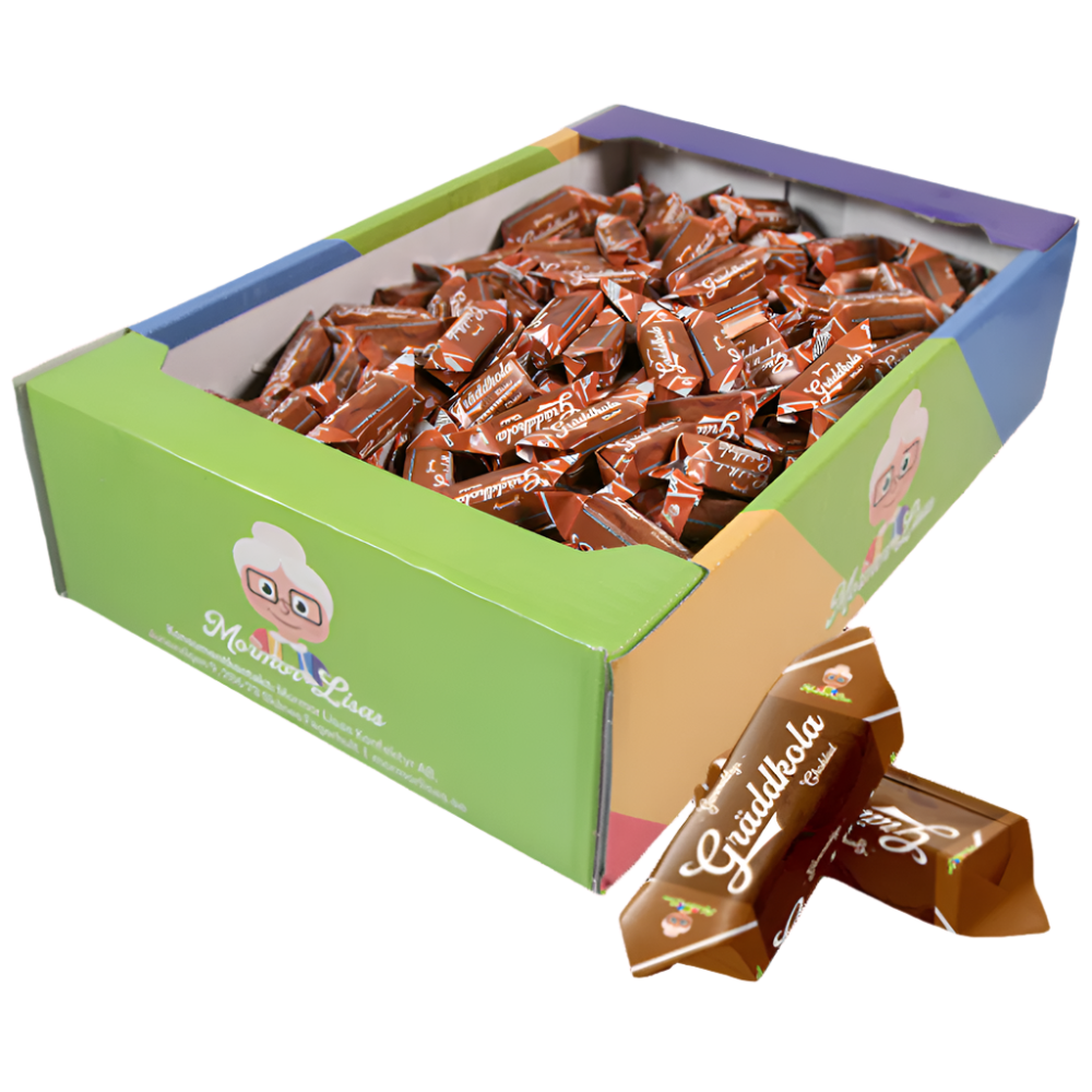 Classic Chocolate Toffe Individually Wrapped Bulk Box By Mormor Lisas