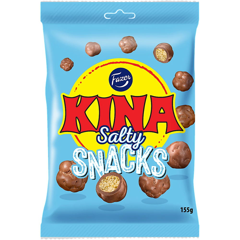 Crispy Chocolate Salty Kina Snacks Candy Bag Wholesale Box By Fazer
