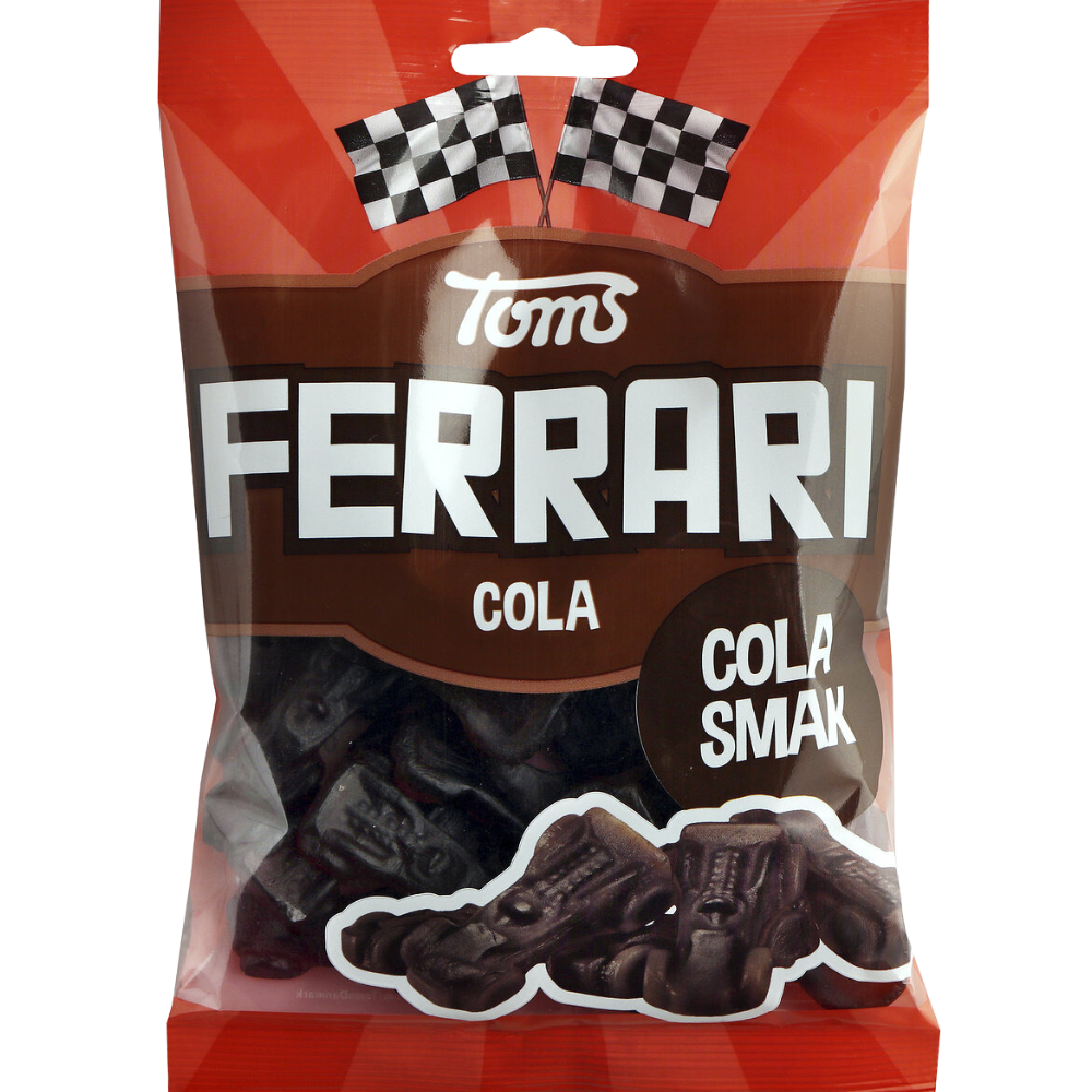 FERRARI Cola Candy Cars Bulk Box By Toms – Sweeds Candy Distribution