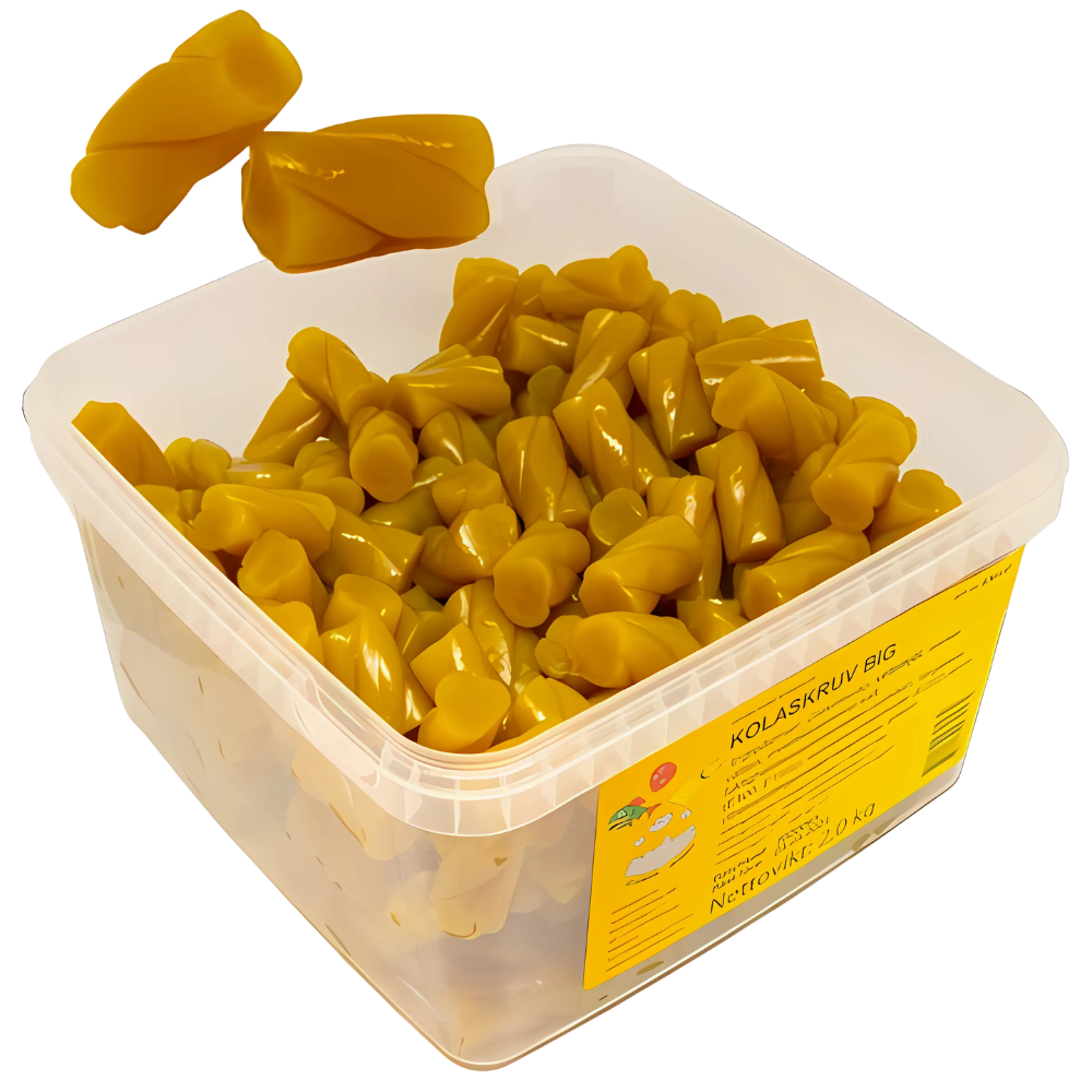 Large Vegan Cola Screws Pick And Mix Bulk Box By Scandi Candy