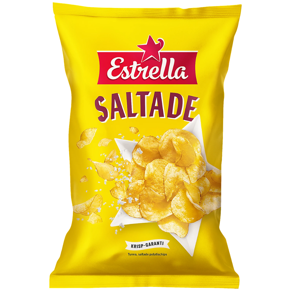 Lightly Salted Chips Wholesale Box By Swedish Estrella