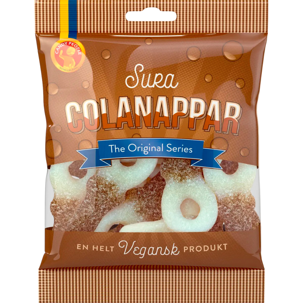 Sour Vegan Cola Pacifiers Wholesale Box By Swedish Candy People