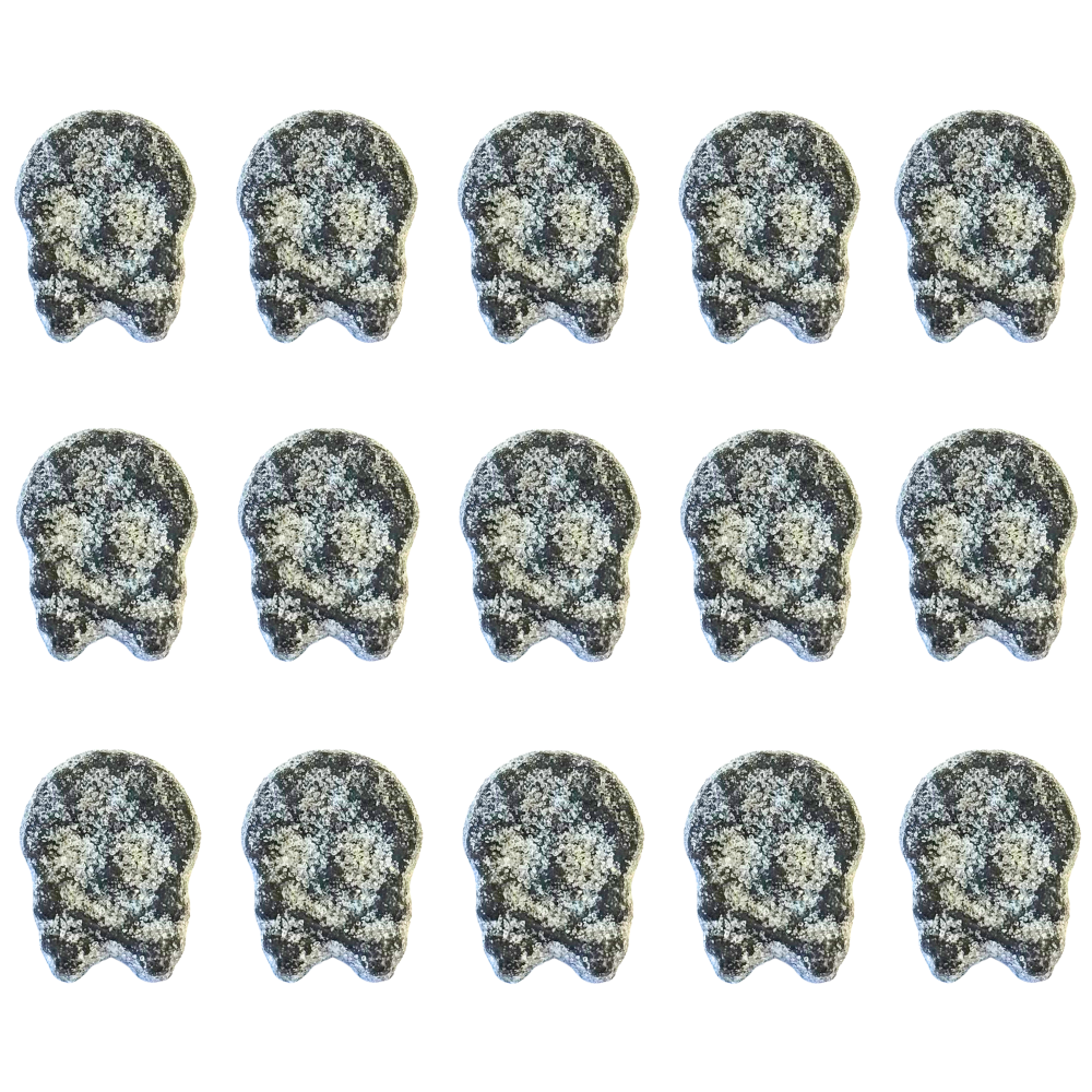 Vegan Mini Salty Skulls Pick And Mix Candy Bulk Bag By Swedish Bubs