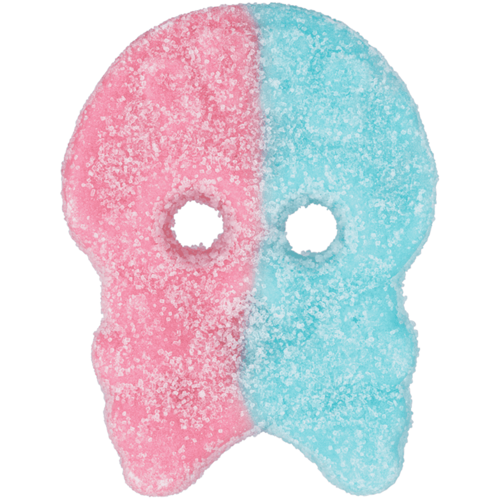 Vegan Sour Foam Dizzy Skulls Pick And Mix Bulk Box By Bubs